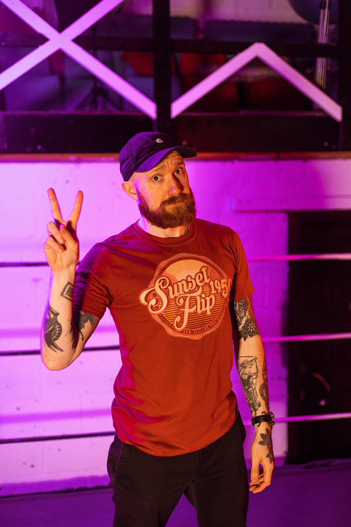 Sunset Flip 1950 T-Shirt | Finishing Move - WrestleShop