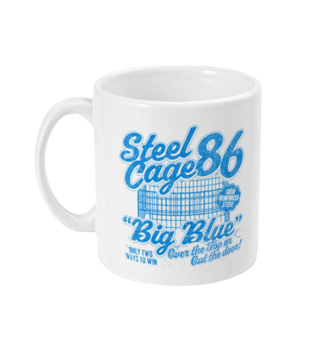 Steel Cage "Big Blue" Mug | Finishing Move - WrestleShop
